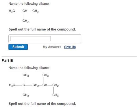 Solved Name the following alkane: H3C- CH CH CH3 Spell out | Chegg.com