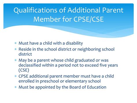 PPT CPSE CSE Additional Parent Member Training PowerPoint Presentation ID 1883715