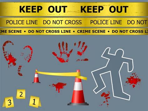 Crime Scene Objects — Stock Vector © Sahuad 7133485