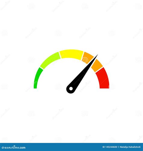 Customer Satisfaction Meter Speedometer Vector Stock Vector Illustration Of Power Isolated
