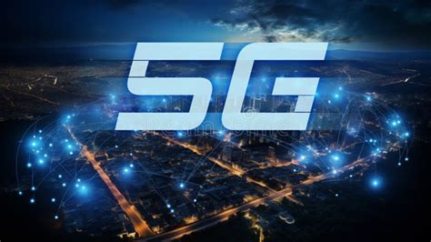 5g Network Concept Fast Mobile Internet Connection Stock Image Image