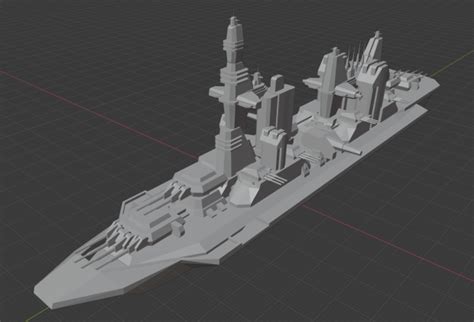 UEF Experimental Super Battleship WIP Image F B P Future Battlefield Pack Modproject For