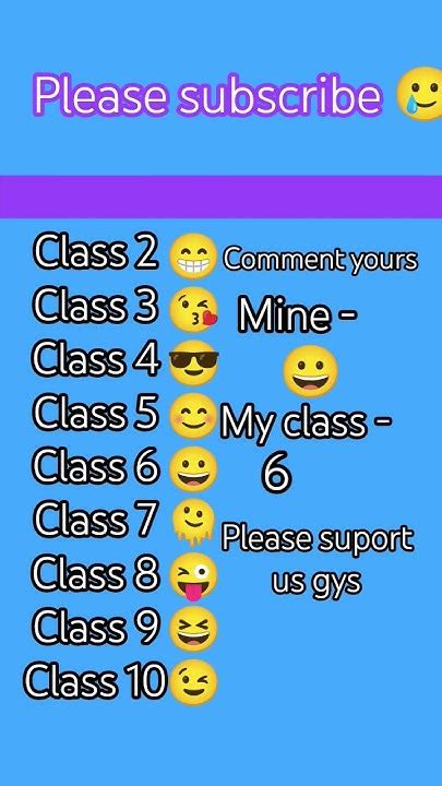 Comment Your Class Class Imogi Supportus Subscribe Ytshorts
