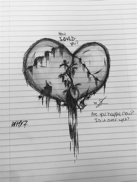 Real Bleeding Heart Drawing