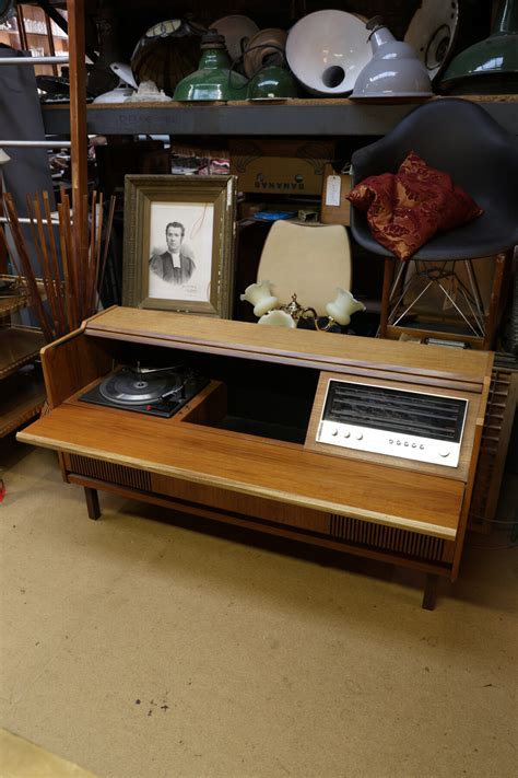 Mid Century Ferguson Radiogram On The Square Emporium