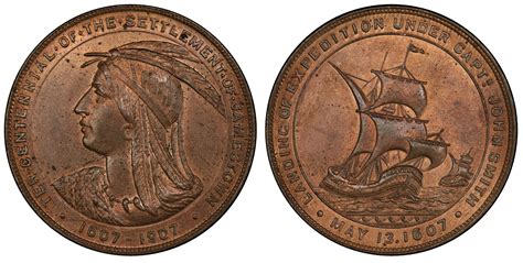 AE SC HK Jamestown Expo RB Regular Strike So Called Dollars PCGS CoinFacts