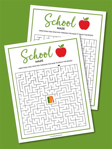 School Maze Fun All Year Round