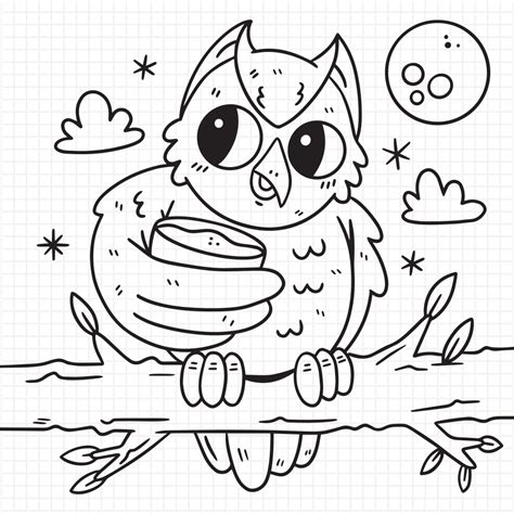 가을 색칠 공부 페이지 인쇄 가능 어린이 그림 그리기 허브