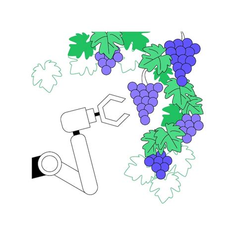 Premium Vector Harvesting And Picking Robots Isolated Cartoon Vector