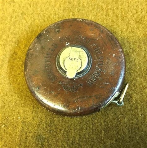 Vintage Chestermans Leather And Brass Tape Measure 50 Feet Bruce Of