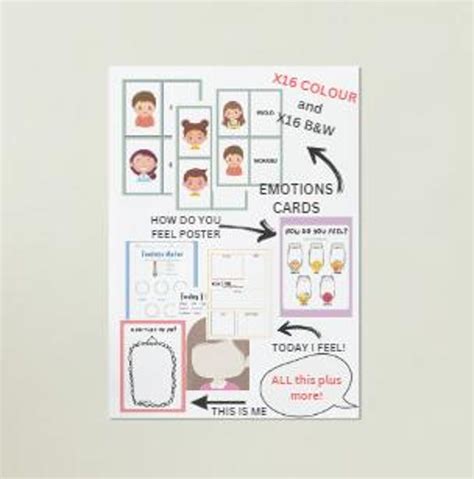 Identifying And Recognising Emotions Printable Bundle Emotional