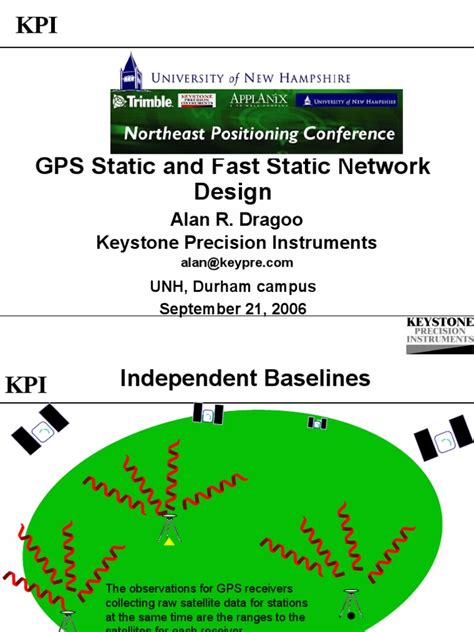 Gps Static And Fast Static Network Design Unh 9 21 06 Pdf