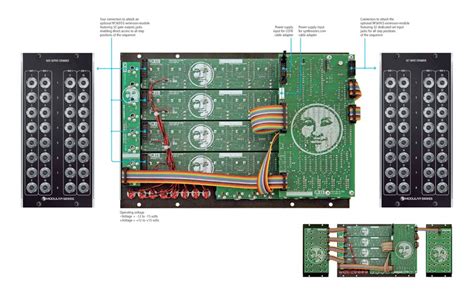 MATRIXSYNTH Moon Modular 569 Quad Sequential Voltage Source