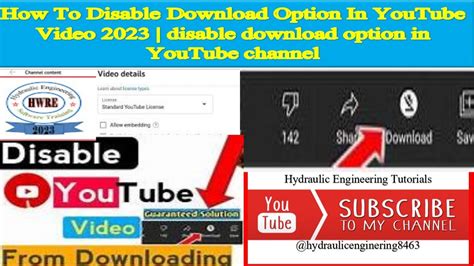 how to disable allow embedding in youtube video disable allow