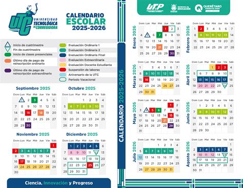 Calendario Utc Universidad Tecnológica De Corregidora