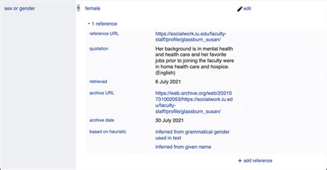 Example Of A Reference Added To Support The Sex Or Gender P21 Download Scientific Diagram