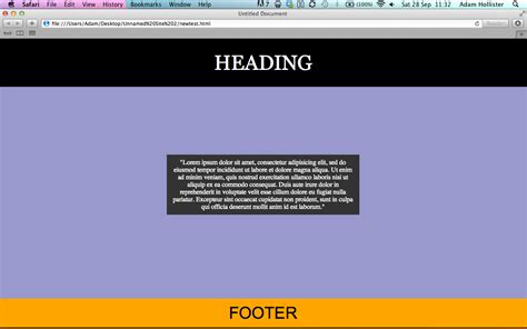 Header Vertical And Horizontal Div Centering And Efficient Css