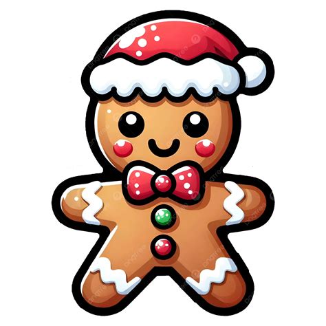可愛的薑餅人聖誕節 可爱的姜饼 姜鬍子 聖誕薑餅png去背圖片素材免費下載，免摳圖設計圖案下載 Pngtree
