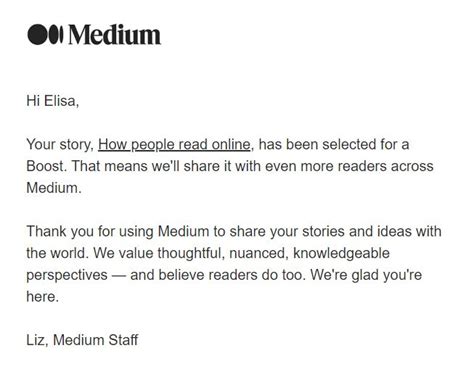 Elisa Viglianese On Linkedin A Few Weeks Ago Medium Released A New “boost” Feature Aiming To Help…