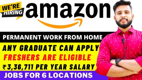 Amazon Permanent Work From Home Job Work From Home Jobs No Experience