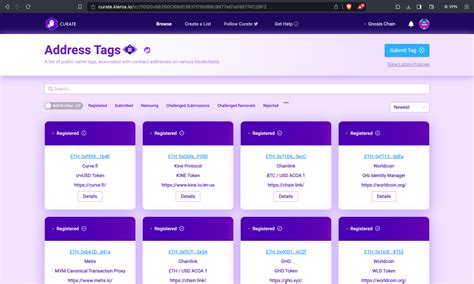 How To Submitting To The Security Metadata Registries On Kleros Curate