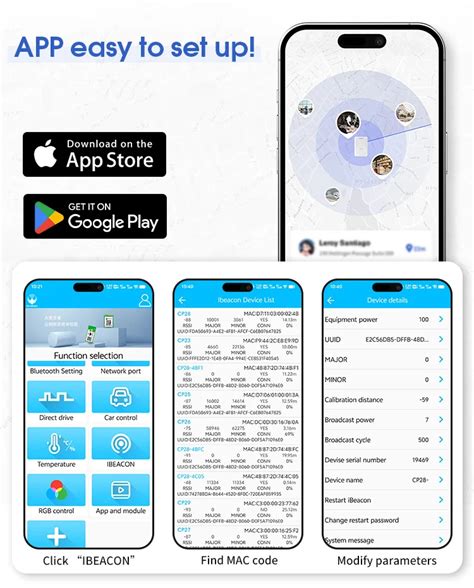 Wearable Waterproof Ibeacon Ble Sensor Dx Cp27 Mini