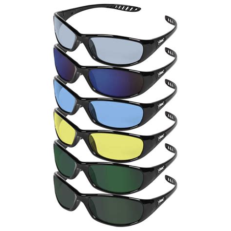 V40 Hellraiser™ Safety Glasses Smoke Polycarbonate Lens Uncoated