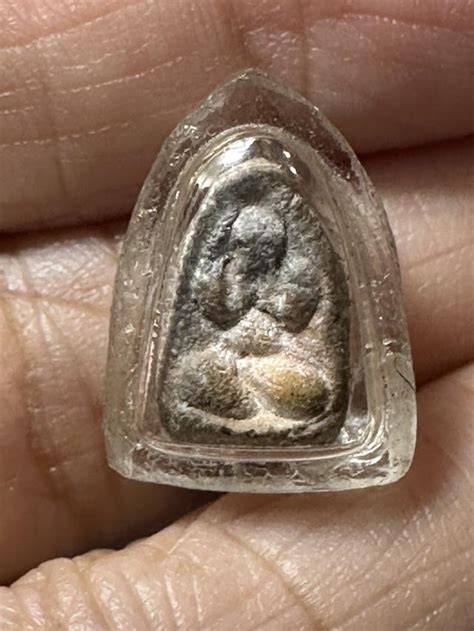 พระปิดตา พิมพ์จิ๋ว ลพ เงิน บางคลาน หายาก Ennxo