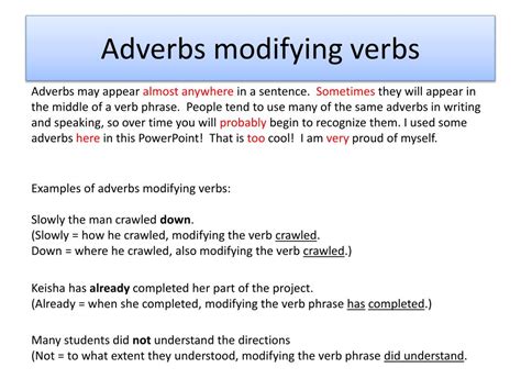 PPT Adverbs PowerPoint Presentation Free Download ID 6236013