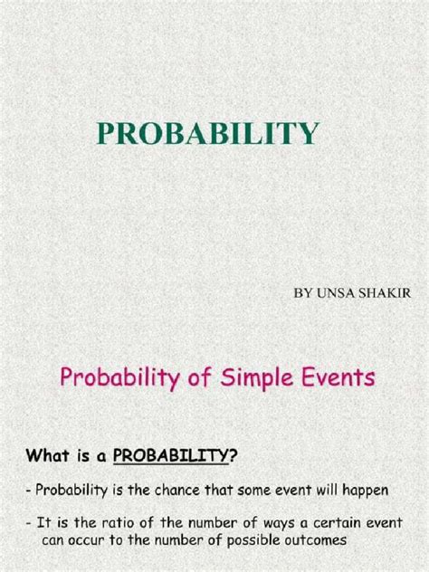 Probablity Pdf