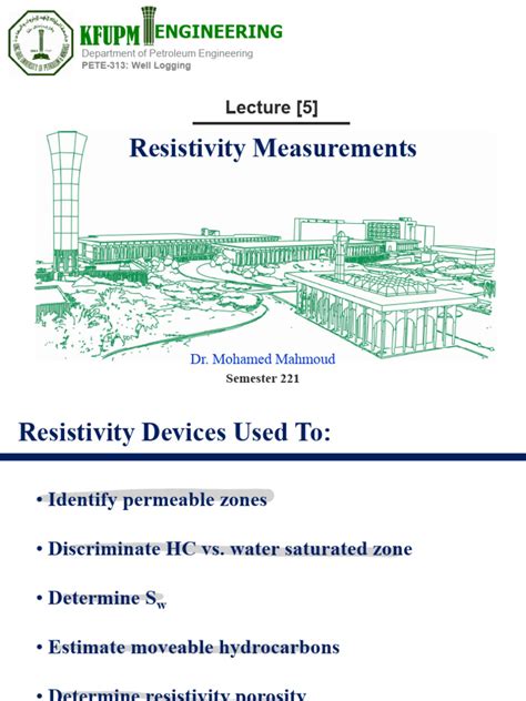 Resistivity Logging Pdf Porosity Electrical Resistance And Conductance
