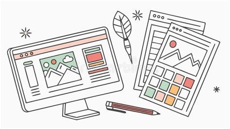 Computer And Design Tools Graphic Design Digital Art Creative Software Tech Vector Design