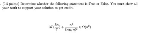 Solved Points Determine Whether The Following Chegg