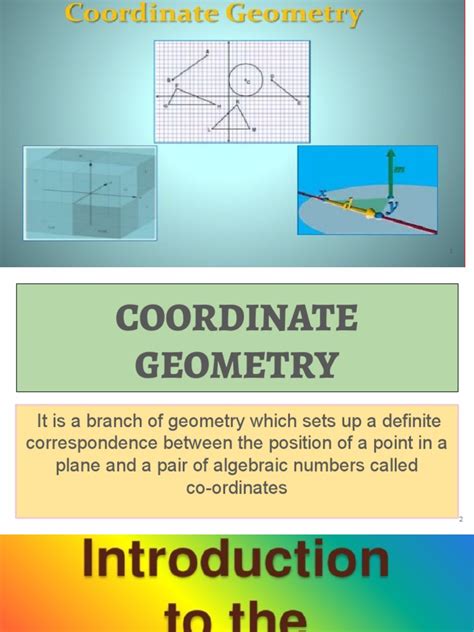 Lesson 1 Coordinate Geometry Pdf Cartesian Coordinate System Mathematical Concepts