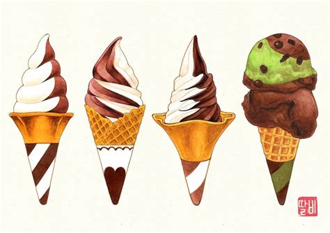이미지 아이스크림 음식 Desserts Drawing Food Sketch Food Stickers Food