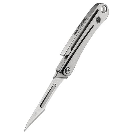 Kk07 Titanium Ultra Mini Edc Folding Scalpel Knife Alchemy Edc