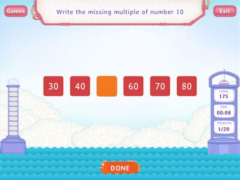 identify multiples of 1 digit numbers practice with fun math worksheet