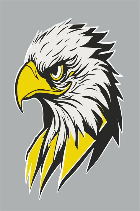 Eagle Head Mascot Clipart Software