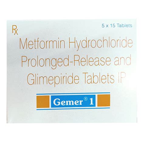 Gemer 1 Tablet View Uses Side Effects Price