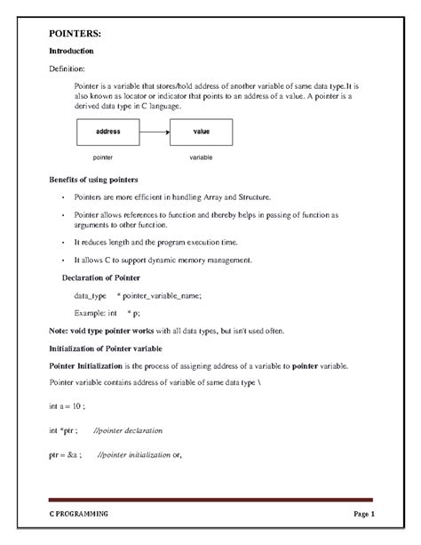 Pointers Kkvery Nice Pointers Introduction Definition Pointer Is