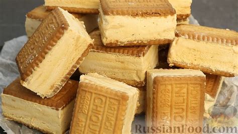 Рецепт: Домашнее мороженое "Сэндвич" на RussianFood.com