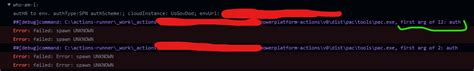 Spawn Unknown Error When Running Synced Offline Power Platform Actions