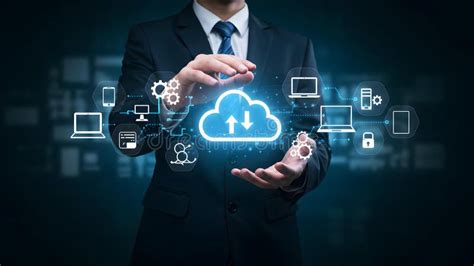 Visualization Of Business Office Information Stock Illustration