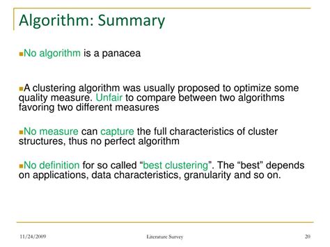 Ppt Literature Survey Graph Based Clustering And Its Application In