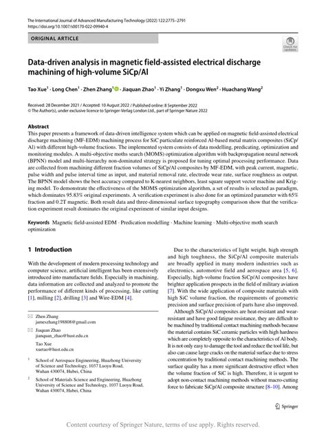 Data Driven Analysis In Magnetic Field Assisted Electrical Discharge