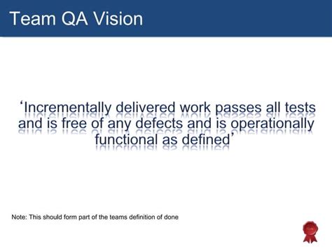 Agile Qa Presentation Ppt Logistics Business