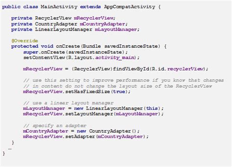 Getting Started With Recyclerview In Android Lollipop