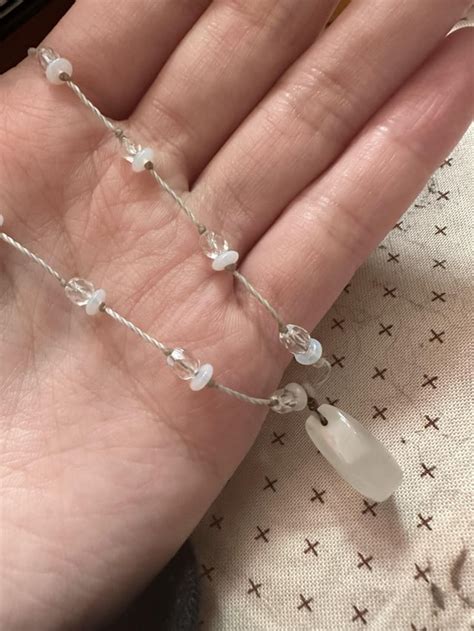 What String Material Is Used To Make This Necklace Rjewelrymaking