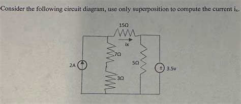 Solved Consider The Following Circuit Diagram Use Only Chegg