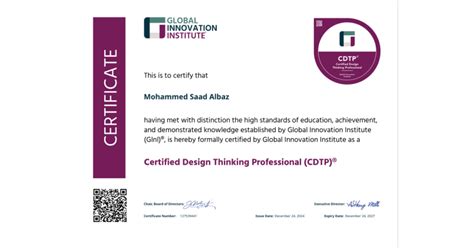 Mohammed Alsaad On Linkedin Certified Design Thinking Professional